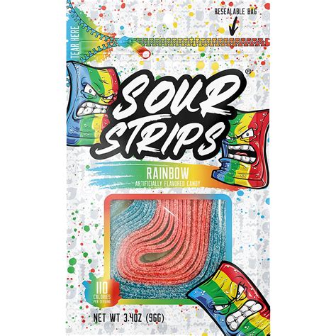 Sour Strips Rainbow Candy Academy
