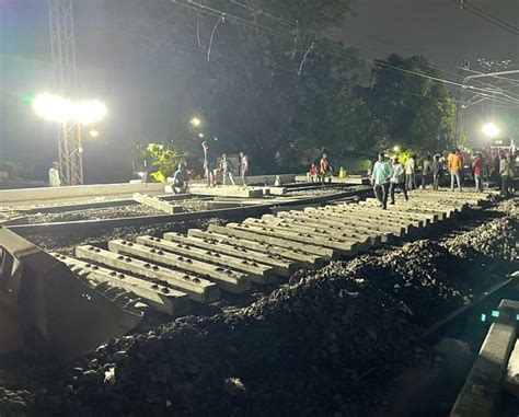 36 Hours Mega Block In Mumbai Indian Railways Continues Infrastructure