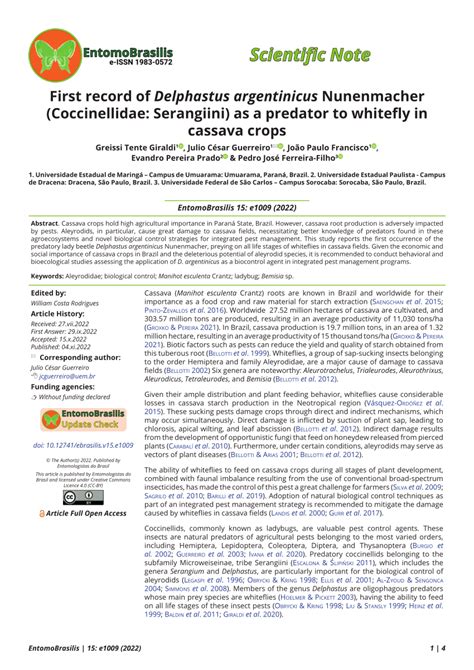 pdf first record of delphastus argentinicus nunenmacher