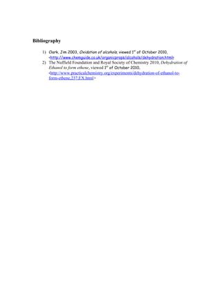 Ethene Practical PDF