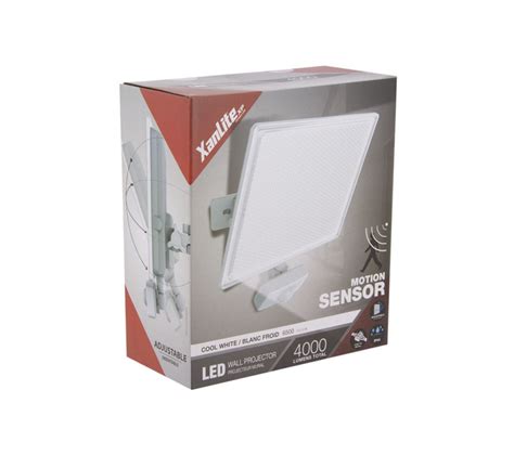 Projecteur LED Mural Blanc Détecteur De Mouvement 50 W 4200 Lumens Eclairage extérieur et