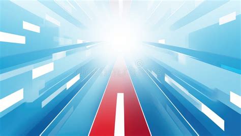 Arrows Pointing Towards Abstract Background Stock Illustration