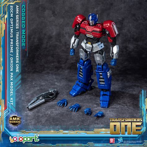 Yolopark Transformers One Amk Series Cogged Bot Mode Optimus Prime