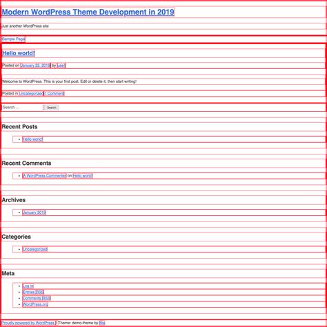 modern wordpress theme development in 2019
