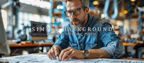 Premium Psd Engineer Doing 3d Cad Model Design On Computer