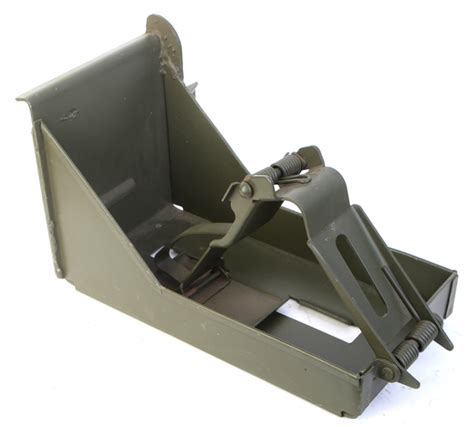 Us Browning 50 Cal Ammunition Box Holder Cradle Militaria