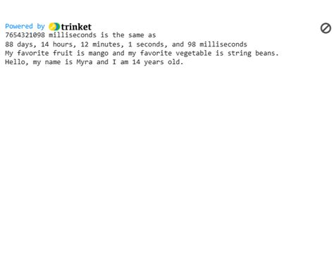 Milliseconds Challengeusing Format