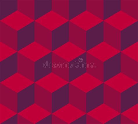 Geometric Pattern Cube Seamless Pattern Geometric Line Background Stock Vector Illustration
