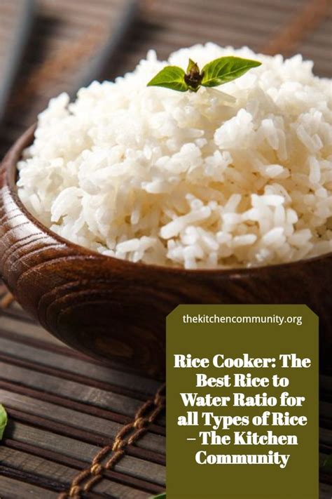 Best Rice To Water Ratio In A Rice Cooker Receta