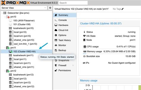 Proxmox Hypervisor High Availability Cluster Firewall Proxmox