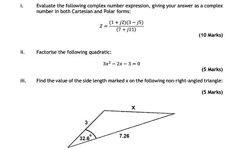 solved i evaluate the following complex number expression