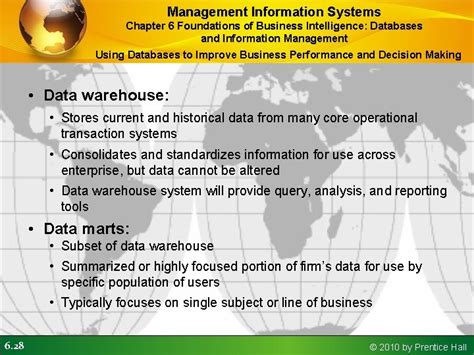 Chapter 6 Foundations Of Business Intelligence Databases And