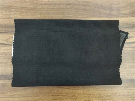 Plain Solids Polyester Spun Pant Fabric Black At 120 Kg In Thane