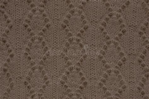 Organic Knitted Texture With Macro Woven Threads Stock Image Image