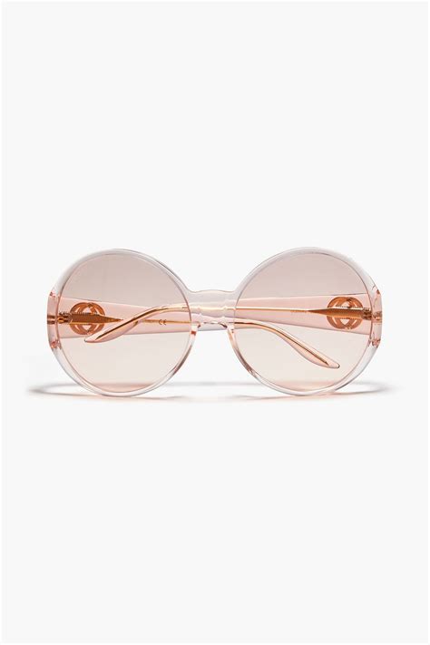 Gucci Round Frame Acetate Sunglasses The Outnet
