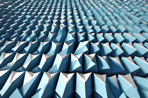 Premium Photo Three Dimensional Render Of Rows Of Triangle Shaped Columns Stock Illustration