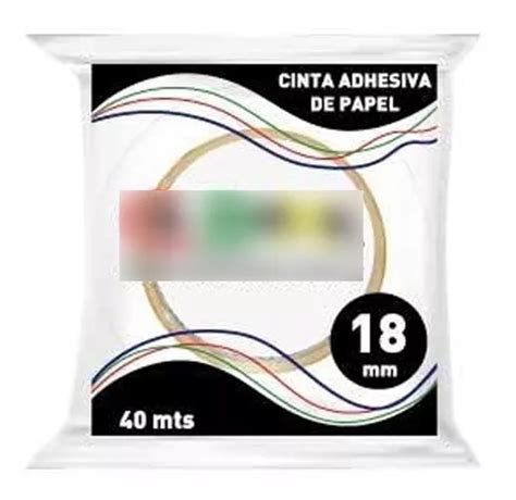 Cinta De Papel De Enmascarar Mm X Mts C B X