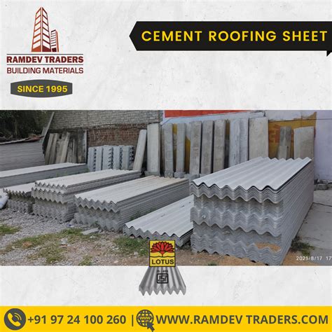 Corrugated Fibre Cement Roofing Sheet At Meter Cement Roofing Sheets In Ahmedabad ID