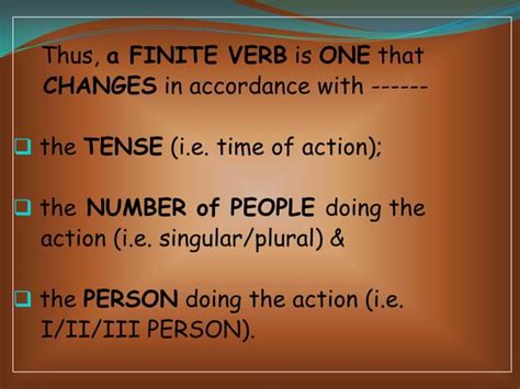 verbs transitive and intransitive linking and finite non finite