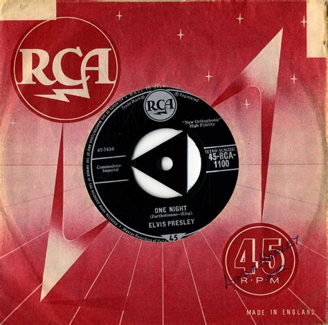 Elvis Presley One Nighti Got Stung 1100