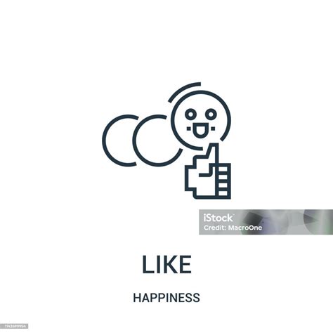 像從快樂收藏的圖示向量細線如輪廓圖示向量插圖用於 Web 和移動應用程式徽標列印媒體的線性符號向量圖形及更多互聯網圖片 Istock