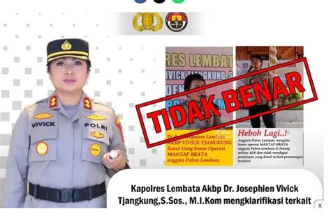 Cek Fakta: Kapolres Perempuan Pertama di NTT Potong Dana Operasi Mantap ...