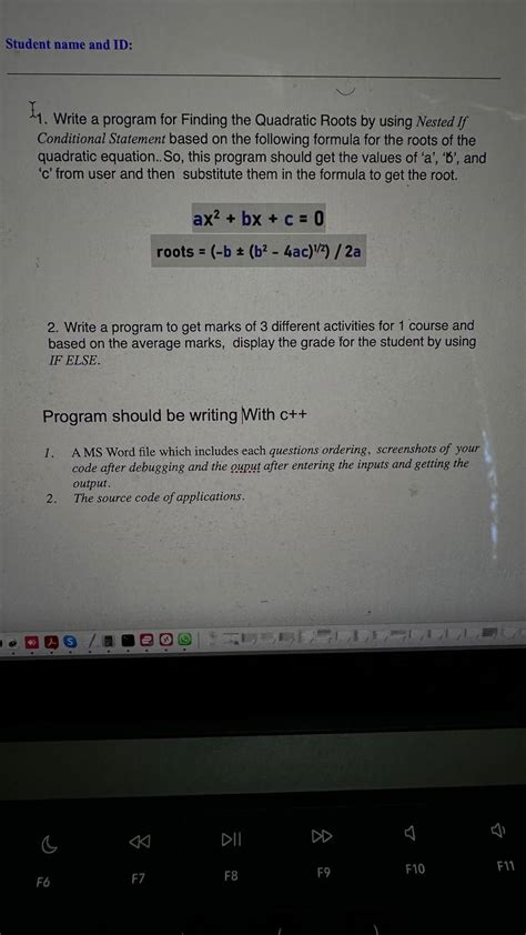 Solved Y Write A Program For Finding The Quadratic Roots By Chegg