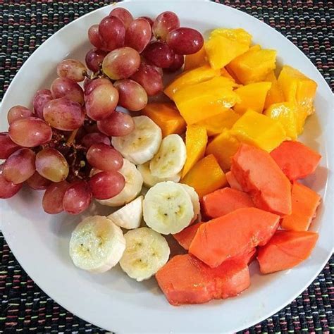 Emagrecer Receitas On Instagram Dica De Lanche Frutas Uva Manga