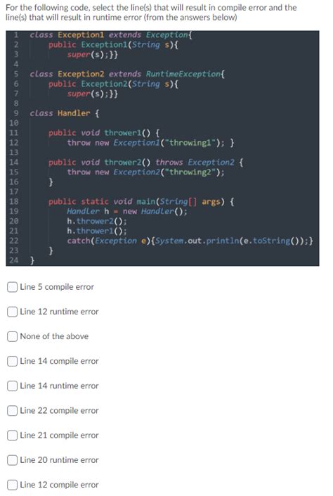 Solved Nmon 6 8 9 For The Following Code Select The Lines