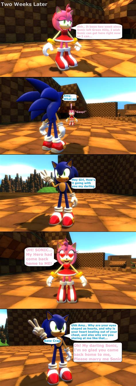 Sonic Came Back To Amy By Clarsax5 On Deviantart