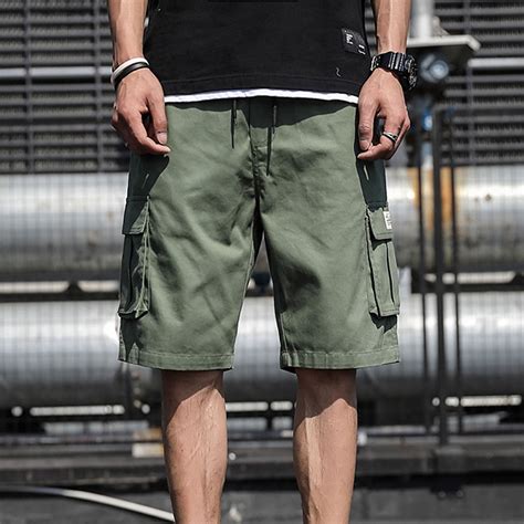 Jsaierl Mens Cargo Shorts Big And Tall Multi Pockets Shorts Outdoor Combat Shorts Loose Travel