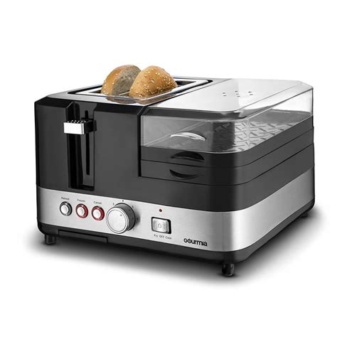 Gourmia Gbf370 4 In 1 Breakfast Station Stainless Steel