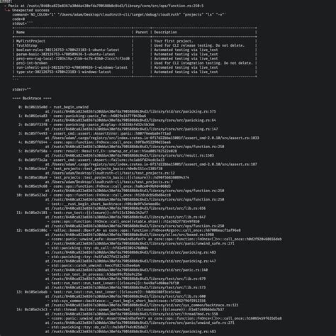 Backtrace And Spantrace Support · Issue 242 · Zkatmiette · Github