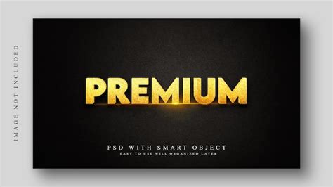 Premium Psd Premium Text Effect