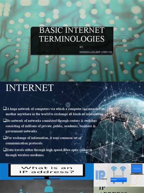 Basic Internet Terminologies Pdf World Wide Web Internet And Web