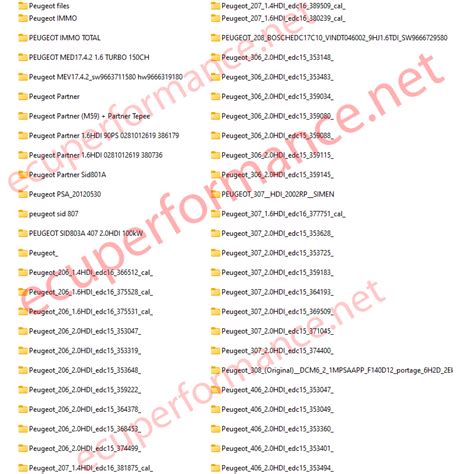 Ecu Performance Peugeot Tuning Files [6 Gb] 1 In Custom Remapped