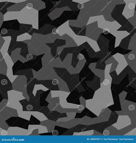 Geometric Camouflage Seamless Pattern Abstract Modern Camo White Modern Military Texture