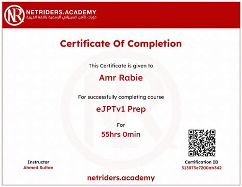 Amr Rabie On Linkedin Ejpt Cybersecurity Penetrationtesting Ethicalhacking… 20 Comments