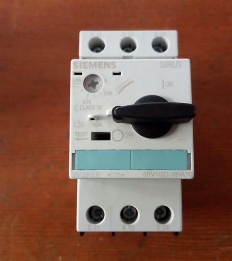 Siemens 3rv1021 0ha10 Mcb 0 55 0 80 A Ebay
