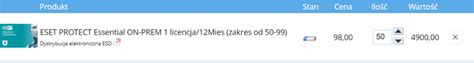 Eset Protect Essential On Prem 1 Licencja12mies Zakres Proline