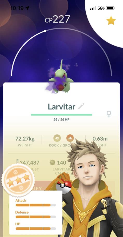 Purify For The Hundo I Dont Have A High Cp Tyranitar Yet R Pokemongo