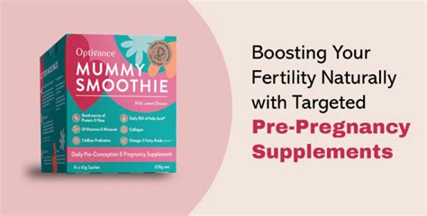 Pre Pregnancy Supplements Boost Your Fertility Naturally