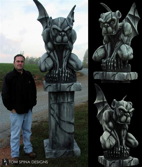 Foam Gargoyle Statue Prop Tom Spina Designs Tom Spina Designs