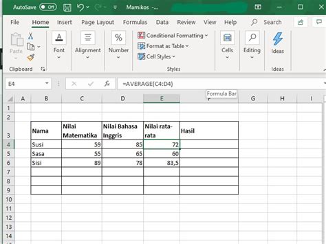 Contoh Rumus Excel Dan Cara Menggunakannya Lengkap Blog Mamikos