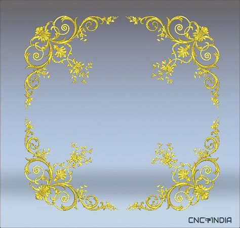 3ddsq 1035 Square Cnc Design 3d Model Artcam Relief Square File And Stl Download Cnc India