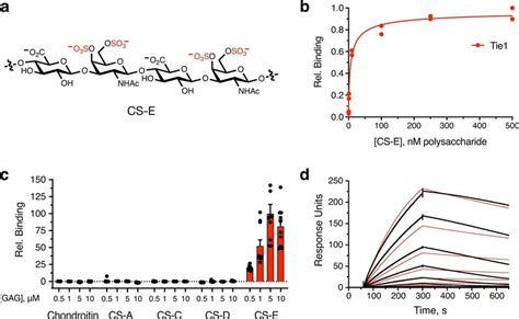 Orphan Receptor Tie1 Binds To The Cs E Motif A Chemical Structure Of