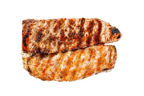 Premium Photo Spicy Hot Grilled Pork Spare Ribs From Bbq Served In A