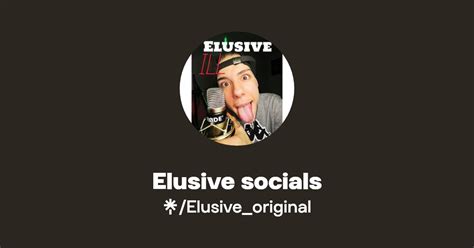 Elusive Socials Instagram Linktree