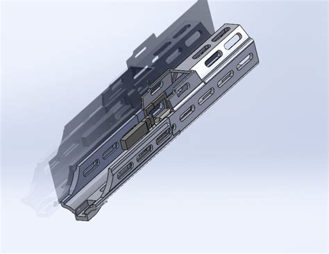 Scar Mrex Rail Rairsoft3dprinting