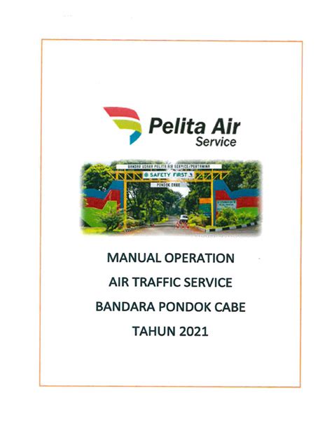 Company Procedure Tower Pondok Cabe Pelita Air Manual Operation Mo